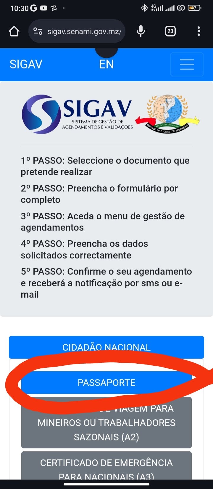 Oficina TIC - Como faço o agendamento para tratar o meu passaporte?